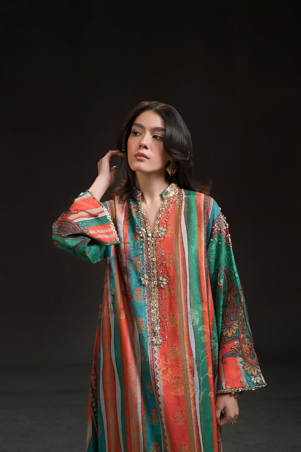 Luxury Kaftan Dresses Design in Pakistan – Ammara Khan