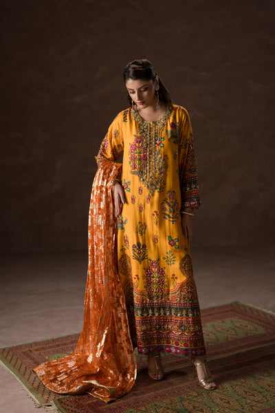 Luxury Kaftan Dresses Design in Pakistan – Ammara Khan