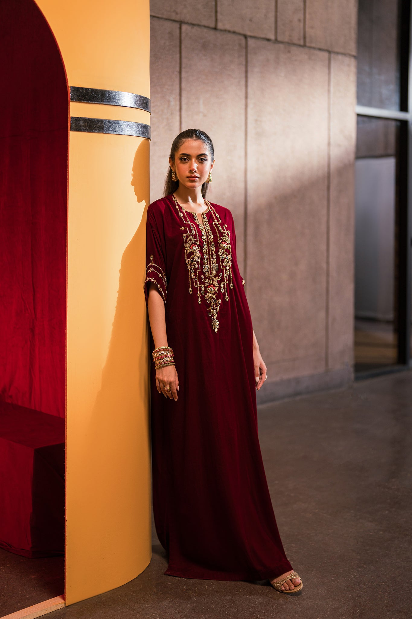 Luxury Kaftan Dresses Design in Pakistan – Ammara Khan