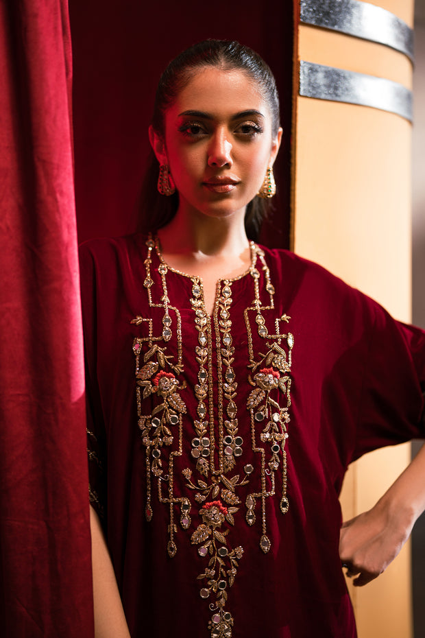 Luxury Kaftan Dresses Design in Pakistan – Ammara Khan
